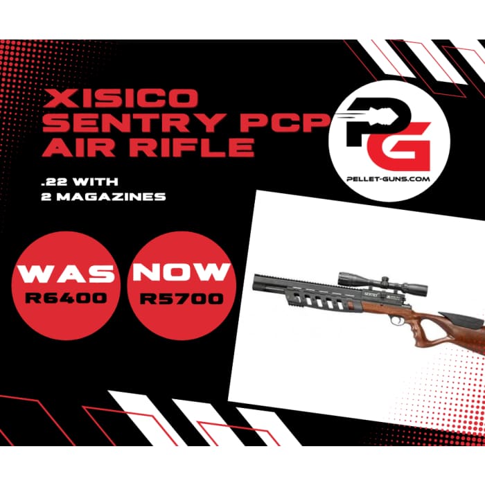 Xisico Sentry PCP Air Rifle .22 With 2 Magazines – Pellet-Guns.com