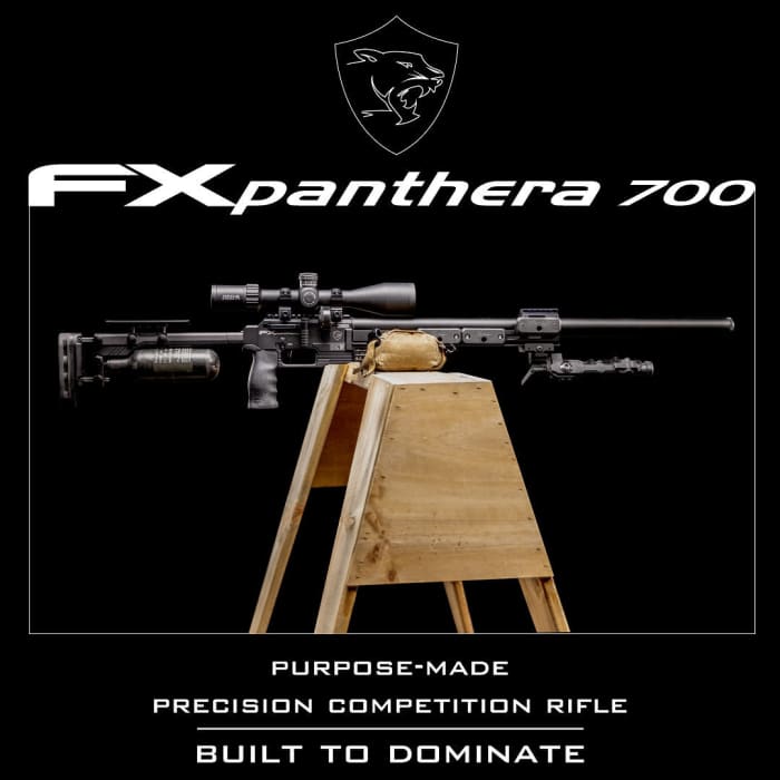 pellet-guns.com - FX AIR RIFLE PANTHERA.22 EXP BLACK - 700 – Pellet ...