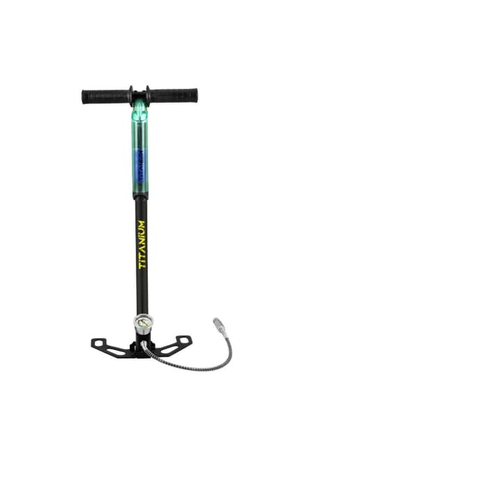 Pellet-Guns.com - HIGH PRESSURE PCP HAND PUMP (TITANIUM
