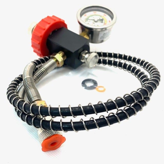 PCP Fill Station MKII Red With large Gauge And Tap Style Bleed-Off ...